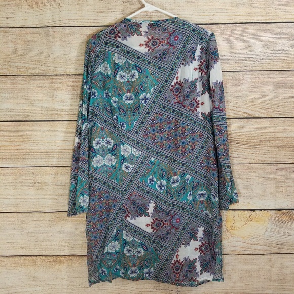 Zara | Dresses | Zara Basic Floral Tunic Dress | Poshmark